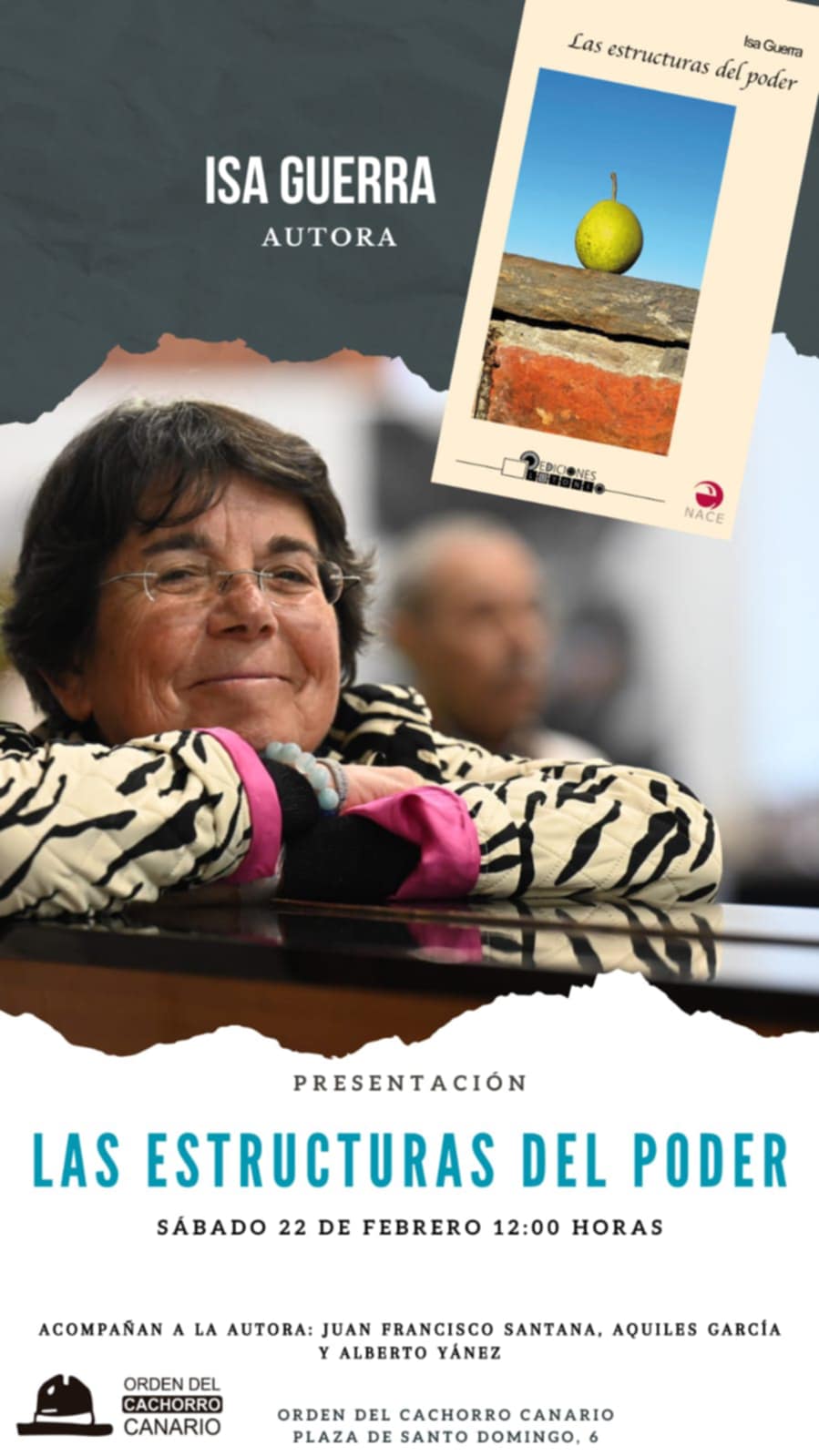 Presentación del libro "Las estructuras del poder" de Isa Guerra en ...